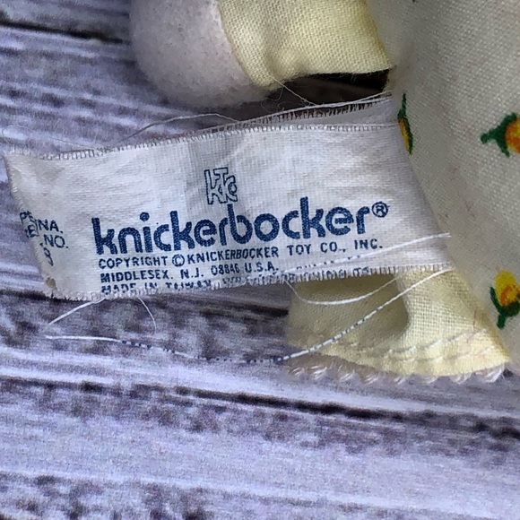 Knickerbocker | Toys | Vintage Knickerbocker Plush Bunny Rabbit Yellow ...